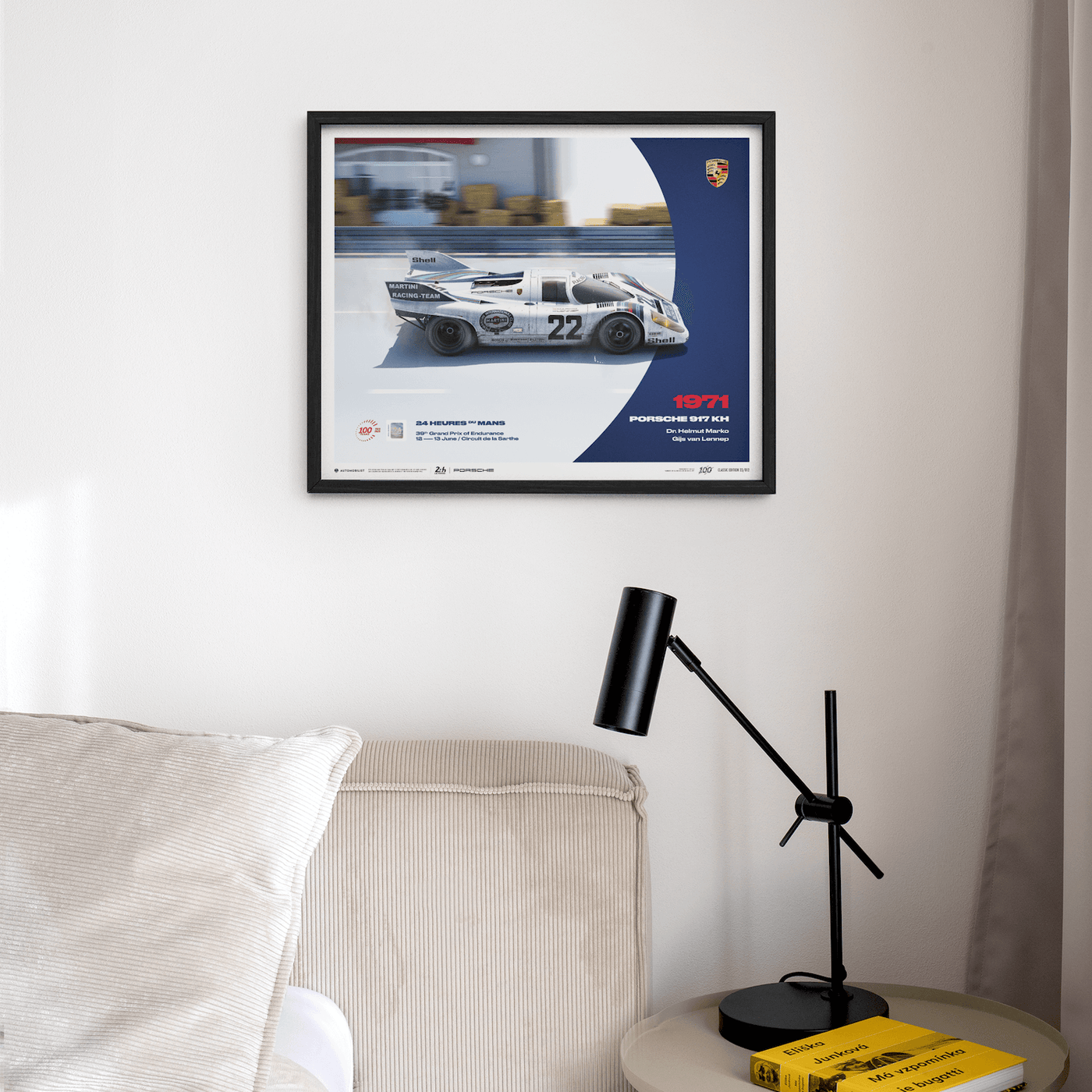 Porsche 917 KH | 1971 100th Anniversary | 24h Le Mans Poster | Automobilist
