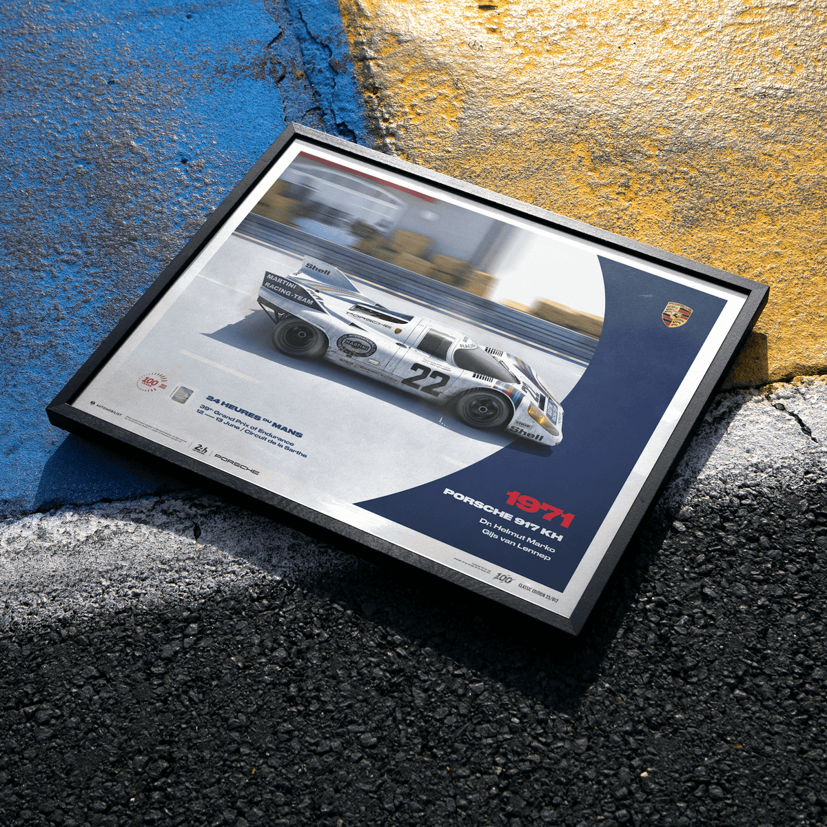 Porsche 917 KH | 1971 100th Anniversary | 24h Le Mans Poster | Automobilist