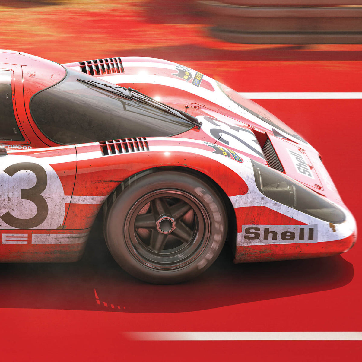Porsche 917 KH | 1970 100th Anniversary | 24h Le Mans Poster | Automobilist