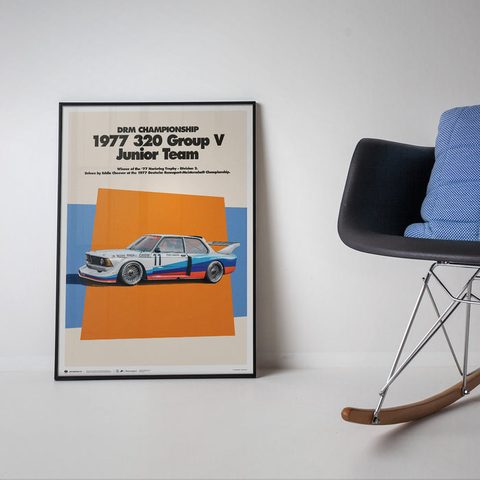 1977 BMW 320 Group 5 DRM | BMW Art Car Series | BMW M Poster | Automobilist