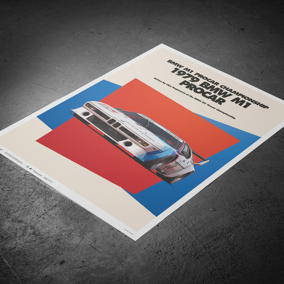 1979 BMW M1 Procar | BMW Art Car Series | BMW M Poster | Automobilist