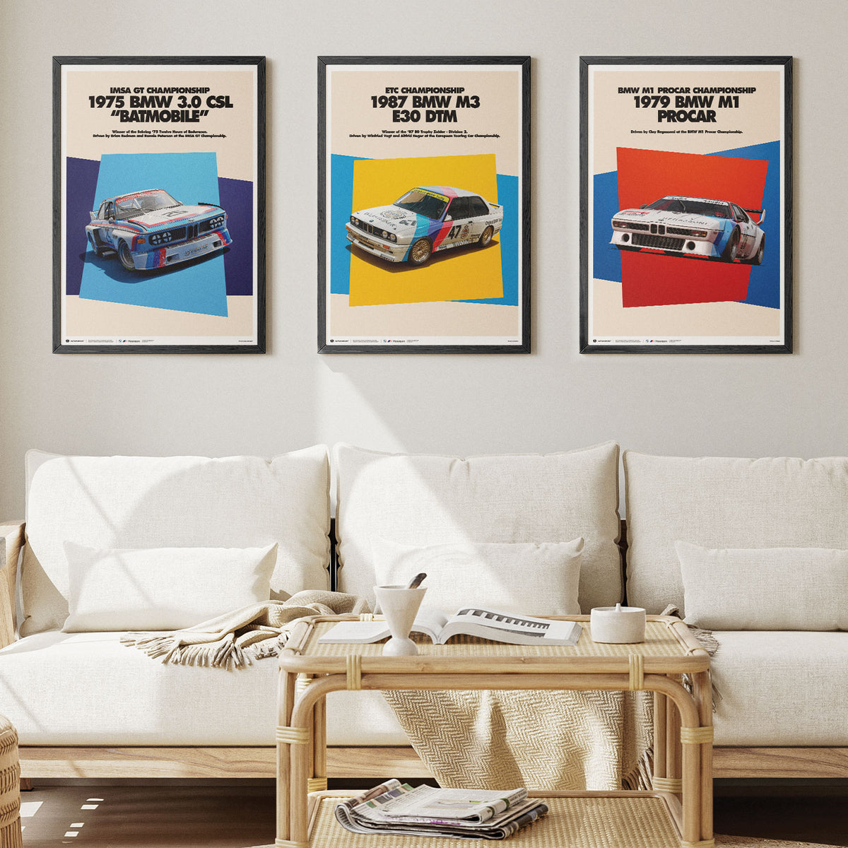 1987 BMW E30 M3 DTM | BMW Art Car Series | BMW M Poster | Automobilist