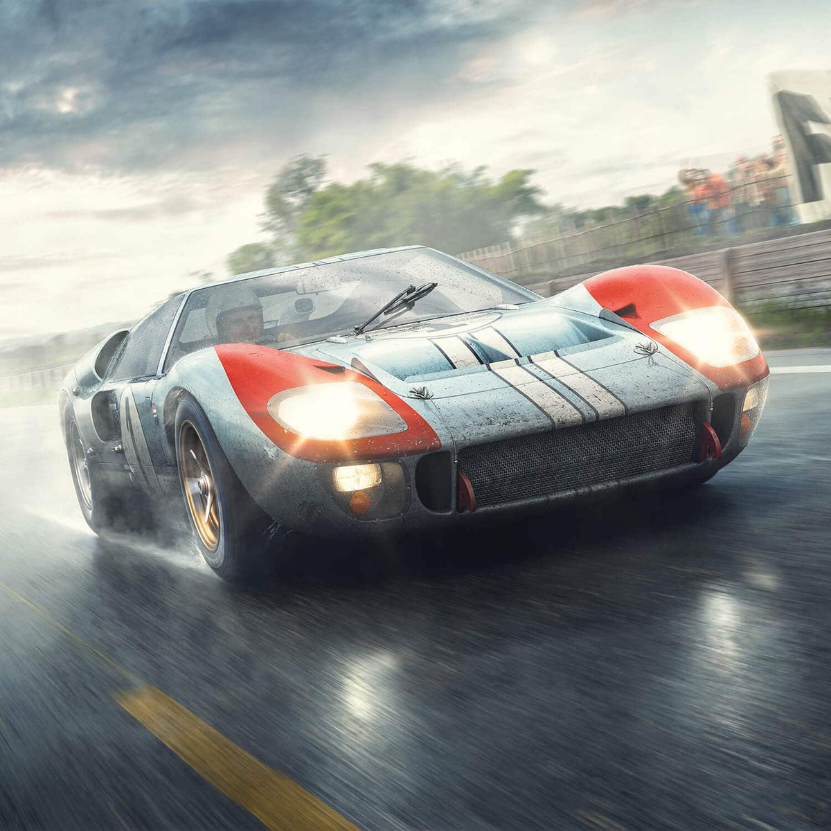 Fords And The Furious | 1966 Ford GT40 | 24h Le Mans Fine Art Print ...
