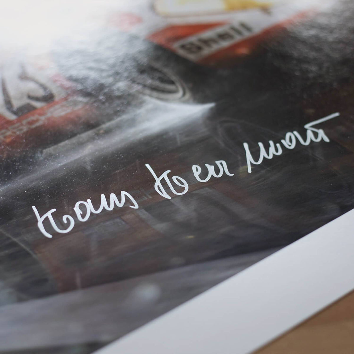 Signed by Hans Herrmann | 1970 German Engineering, Hollywood Ending ...