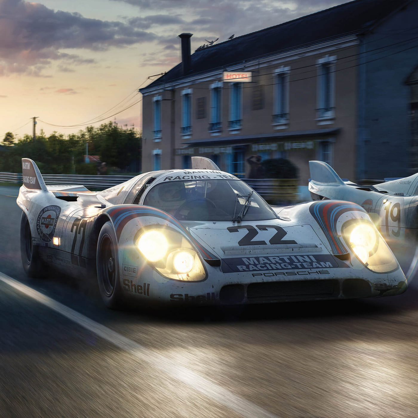 Piggyback | 1971 Porsche 917K | 24h Le Mans Fine Art Print | Automobilist