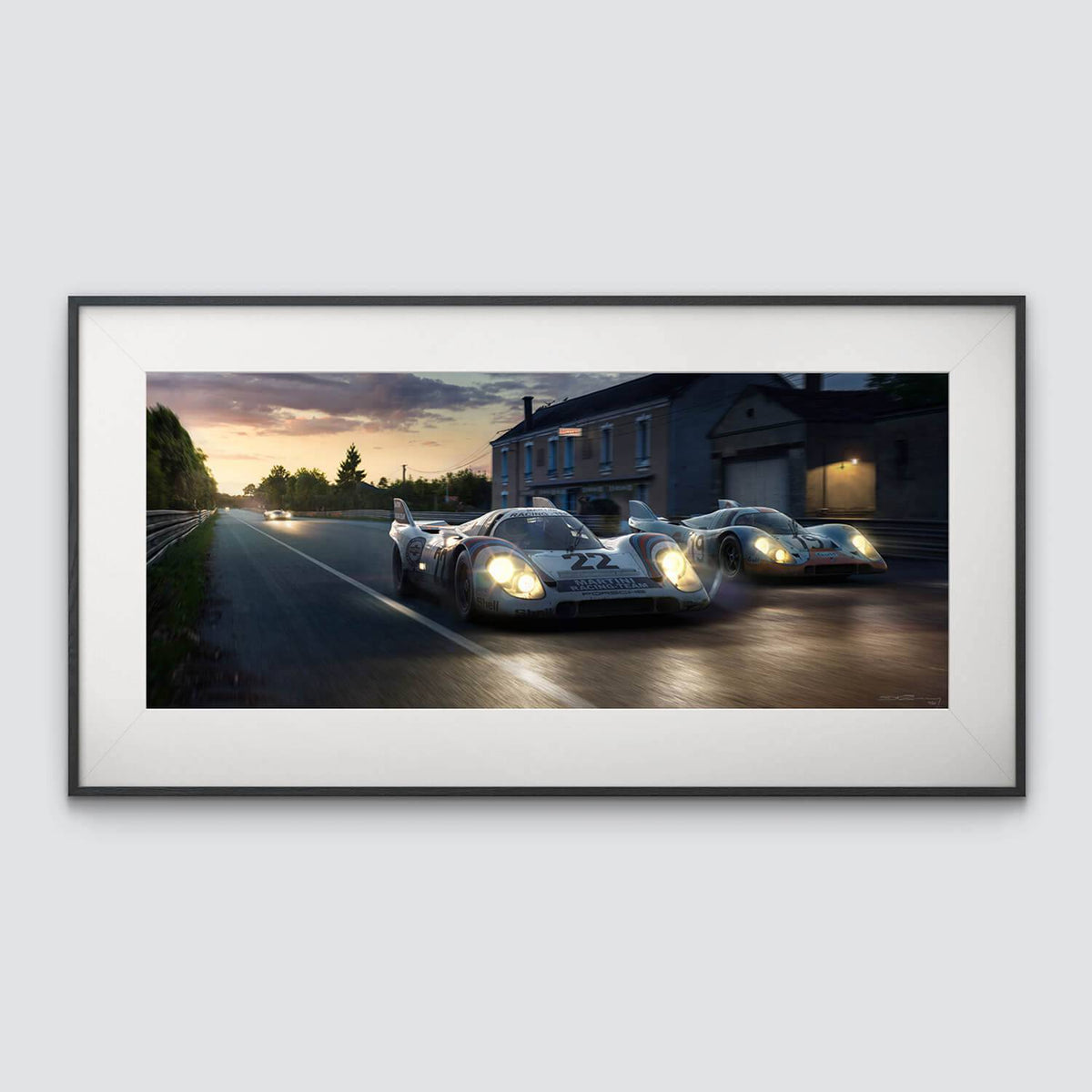 Piggyback | 1971 Porsche 917K | 24h Le Mans Fine Art Print | Automobilist