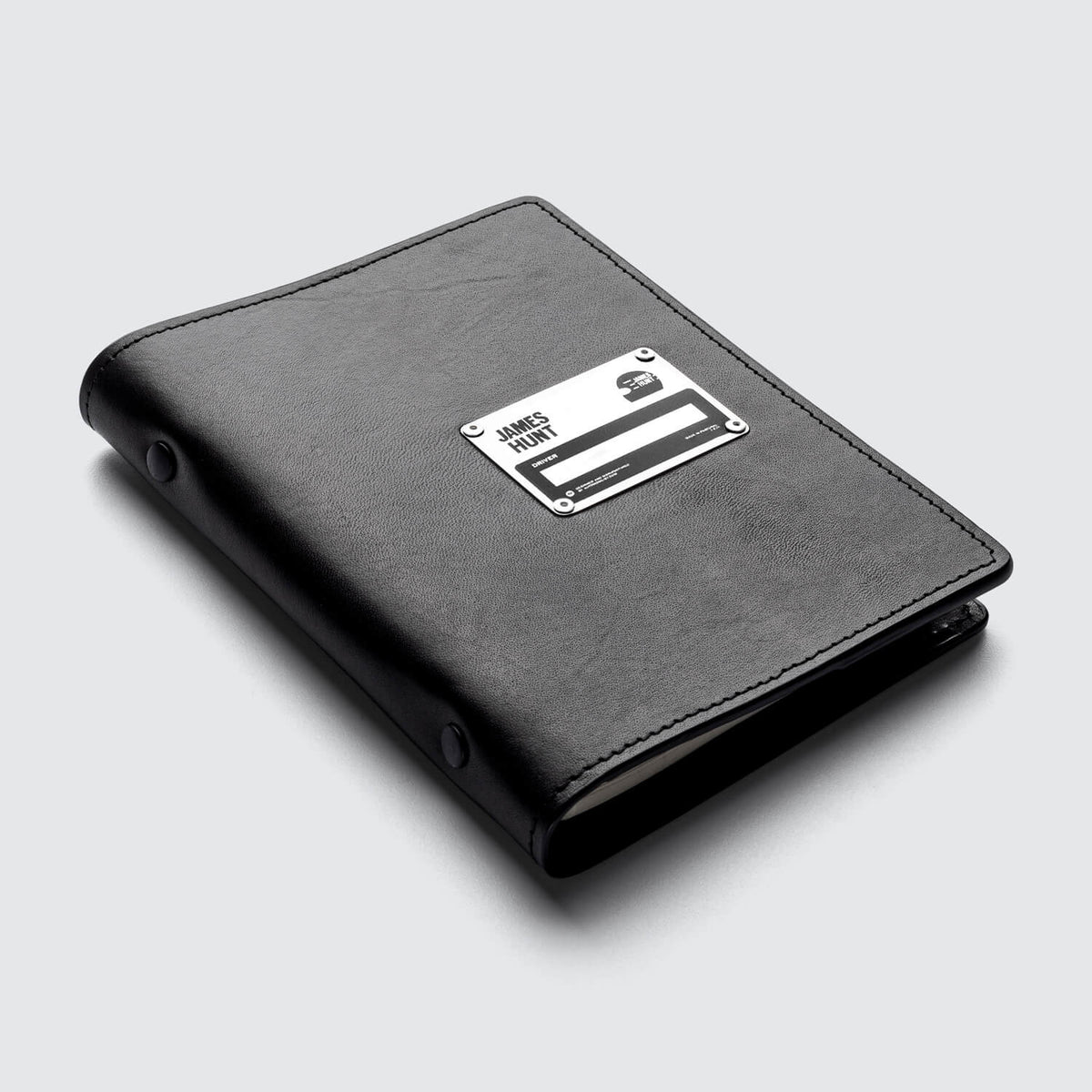 Leather Notebook | James Hunt Black | James Hunt Accessory | Automobilist
