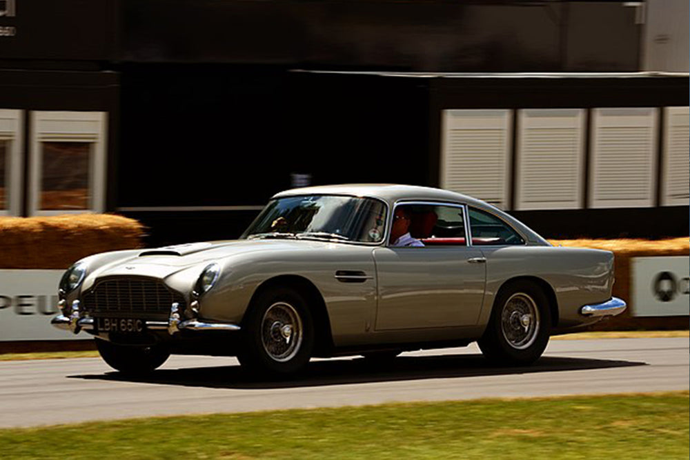 Aston Martin DB5 1964 Silver | Classic Car Series | Aston Martin Poster ...