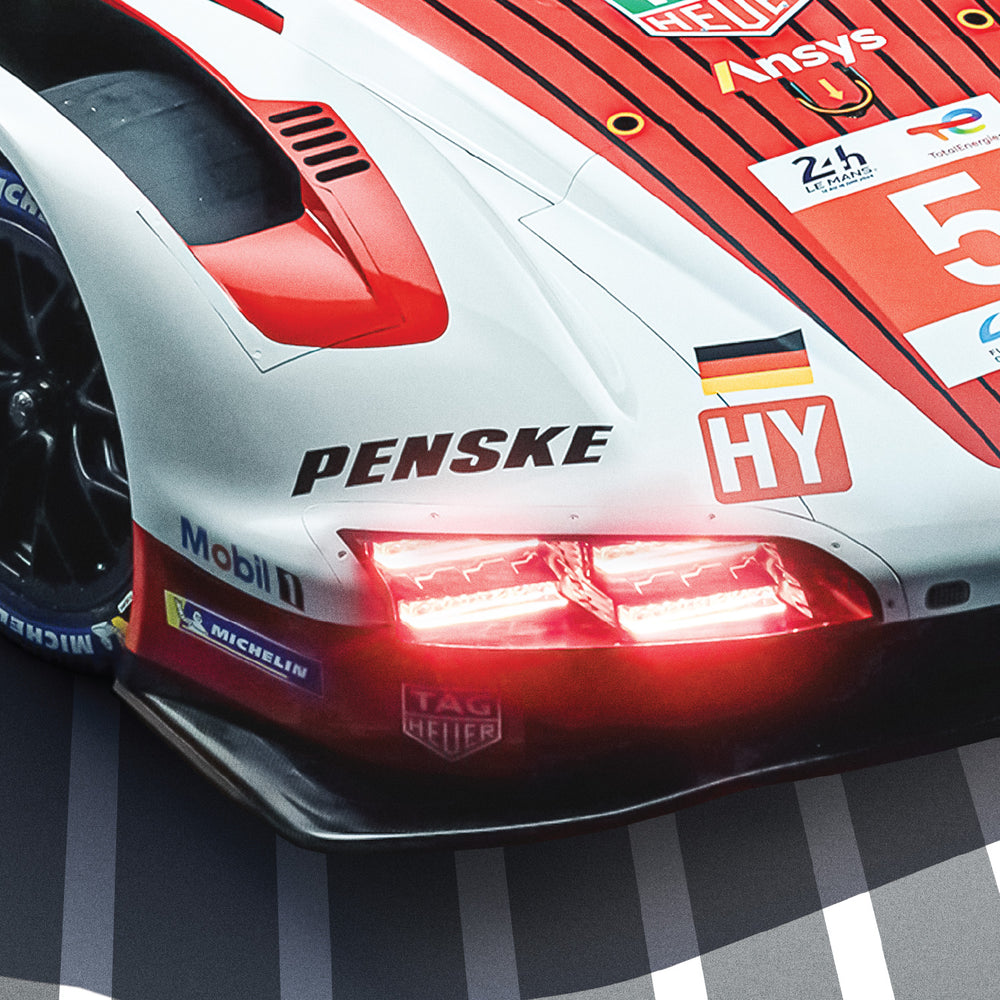 Porsche 963 | 24h of Le Mans 2025 | Official Poster | Automobilist