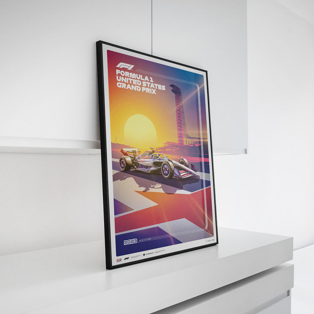 United States Grand Prix | 2023 Formula 1 | Grand Prix Poster ...