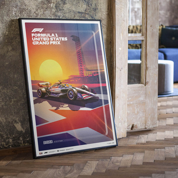 United States Grand Prix | 2023 Formula 1 | Grand Prix Poster ...