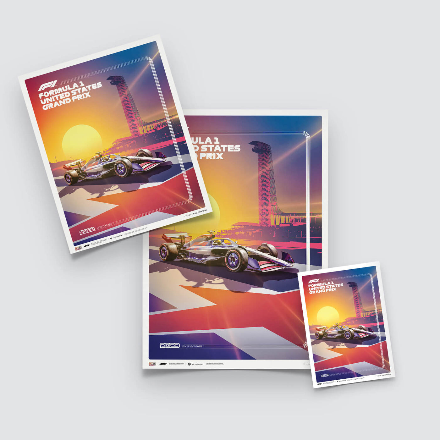 United States Grand Prix | 2023 Formula 1 | Grand Prix Poster ...
