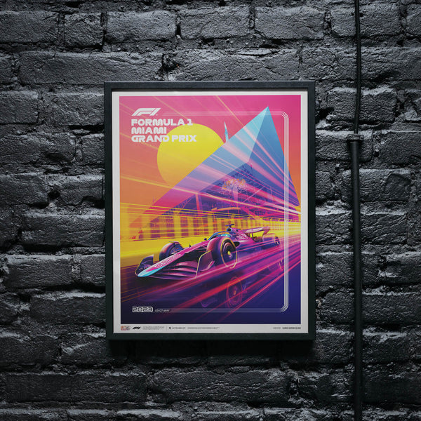 Miami Grand Prix | 2023 Formula 1 | Grand Prix Poster | Automobilist