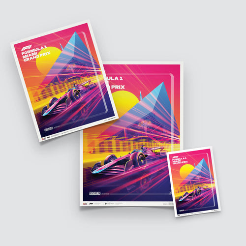 Miami Grand Prix | 2023 Formula 1 | Grand Prix Poster | Automobilist