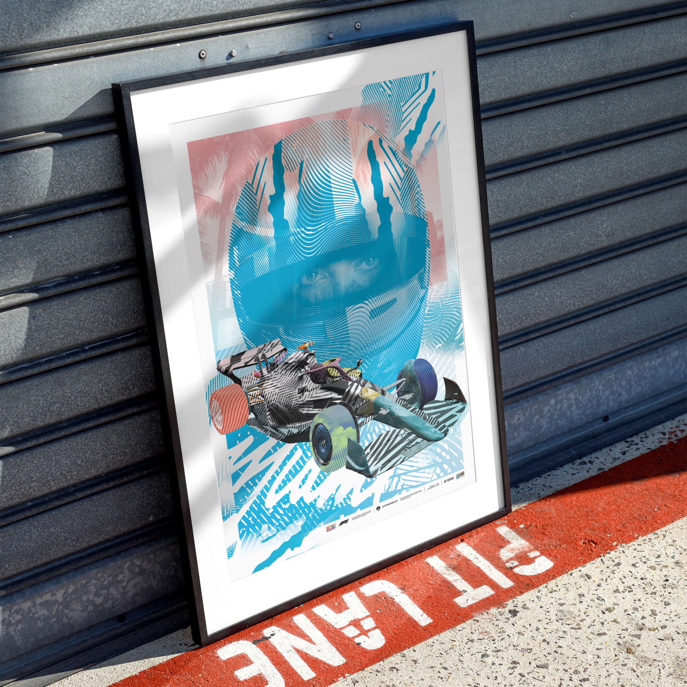 Miami Edition | 2ALAS Artist Series Blue | Formula 1 Poster | Automobilist