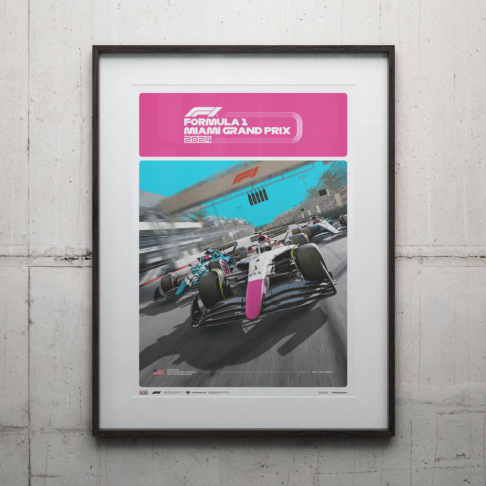 Miami Grand Prix | 2024 Formula 1 | Grand Prix Poster | Automobilist