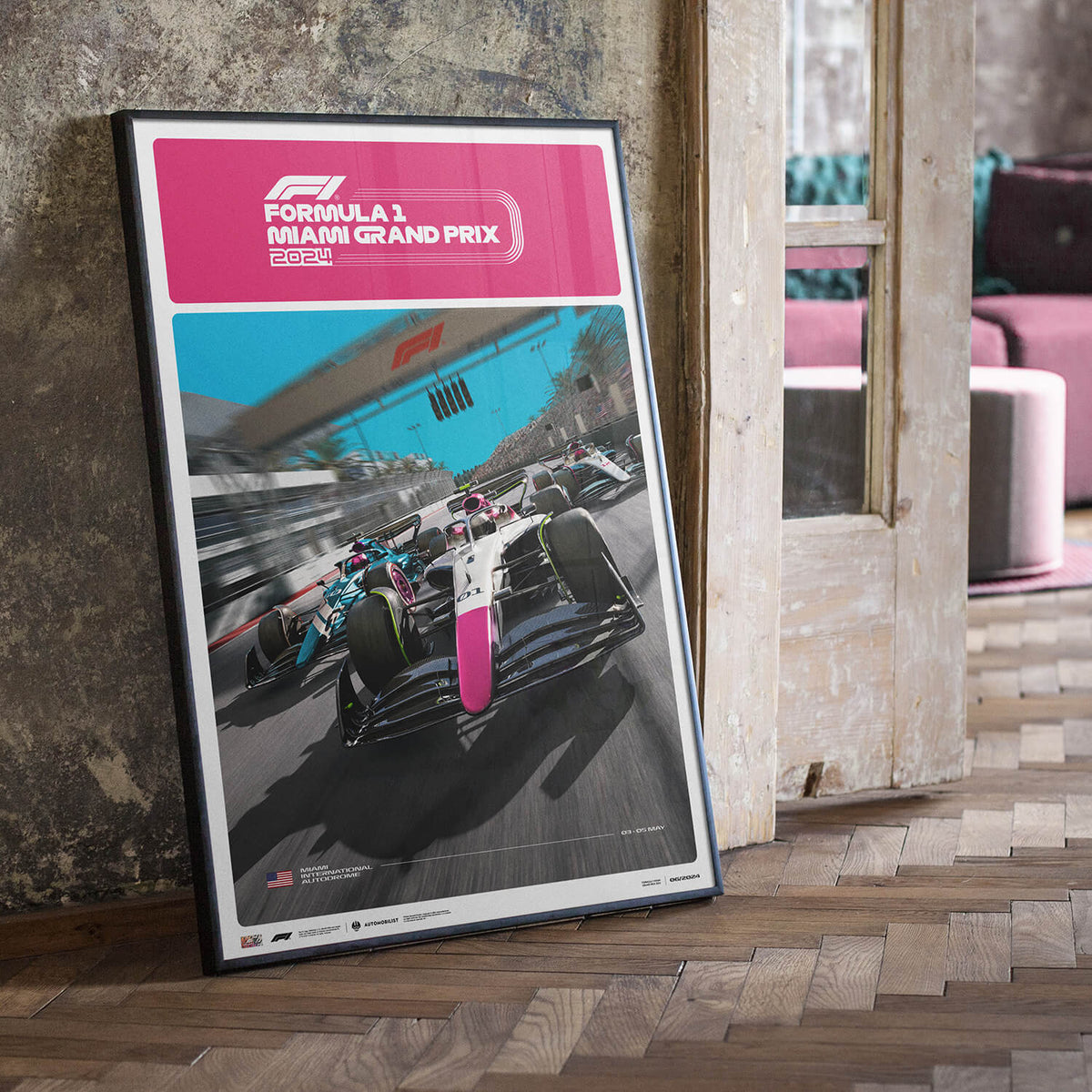 Miami Grand Prix | 2024 Formula 1 | Grand Prix Poster | Automobilist