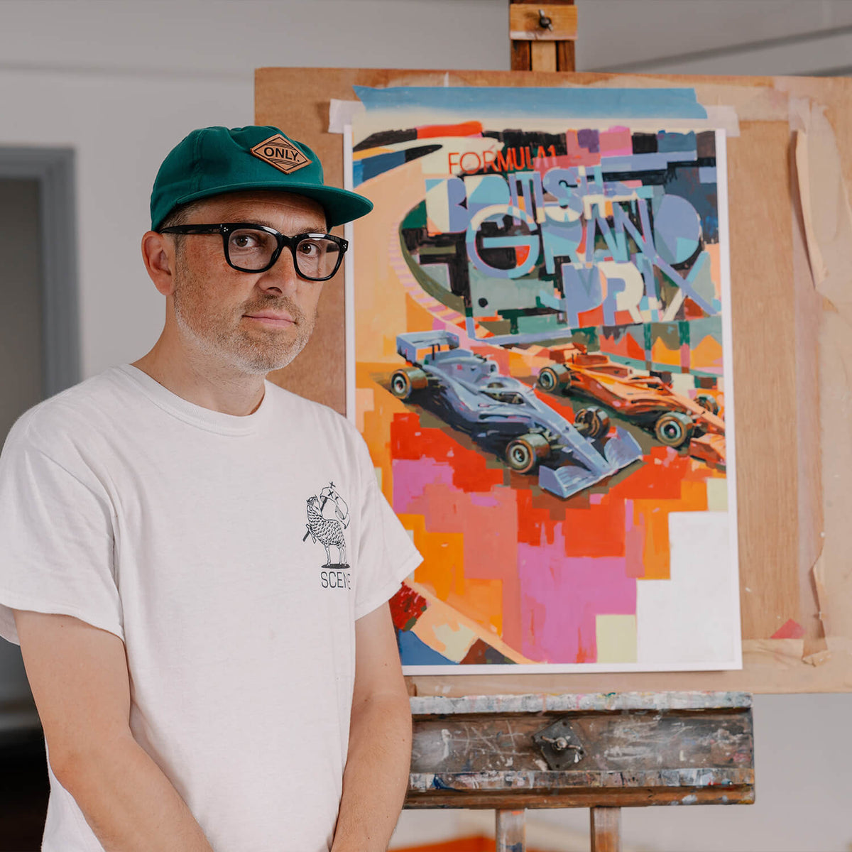 Silverstone Edition | Gavin Renshaw Artist Series | Formula 1 Poster ...