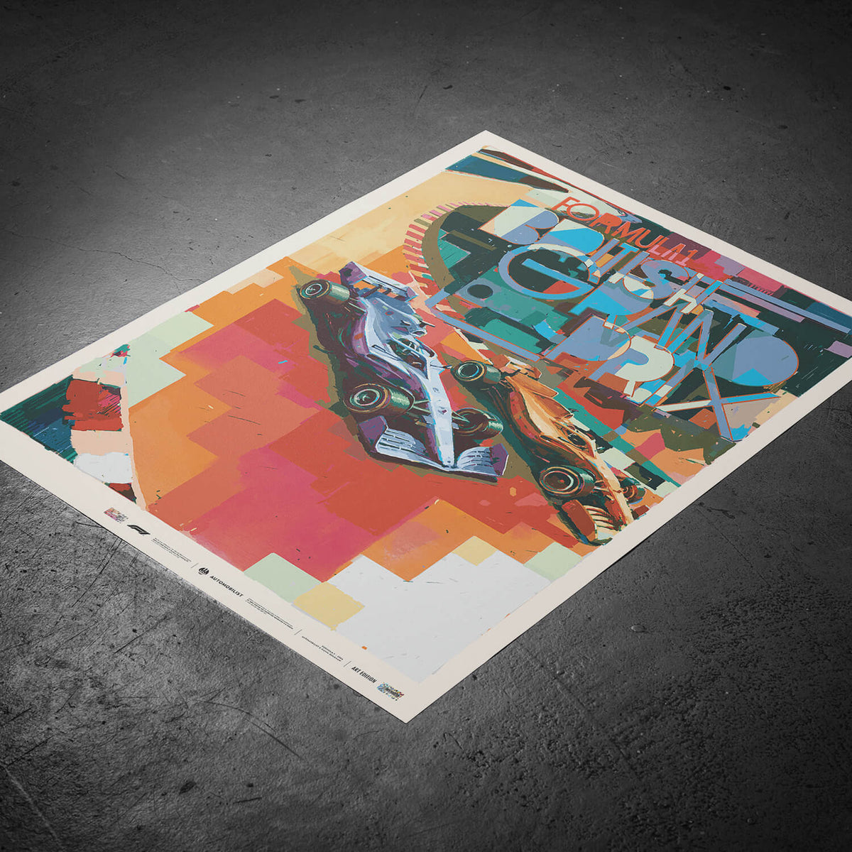 Silverstone Edition | Gavin Renshaw Artist Series | Formula 1 Poster ...