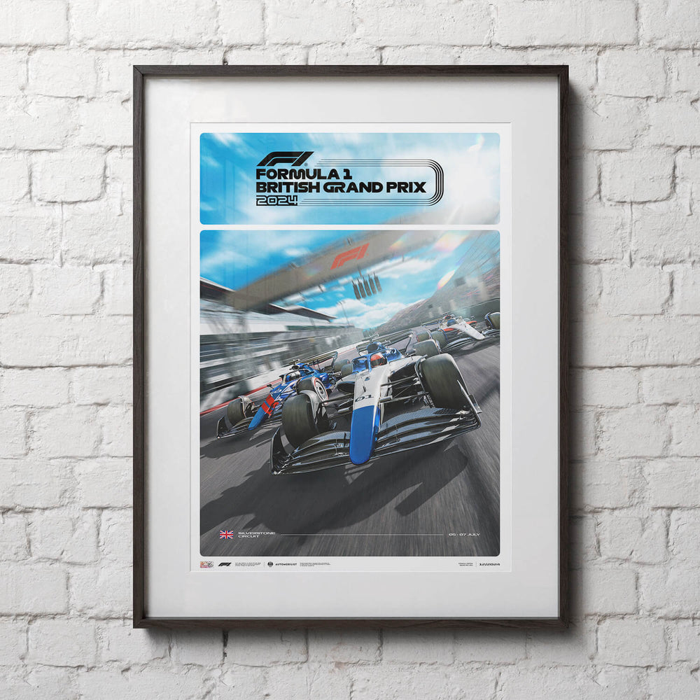 British Grand Prix | 2024 Formula 1 | Grand Prix Poster | Automobilist