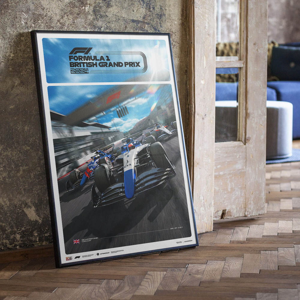 British Grand Prix | 2024 Formula 1 | Grand Prix Poster | Automobilist