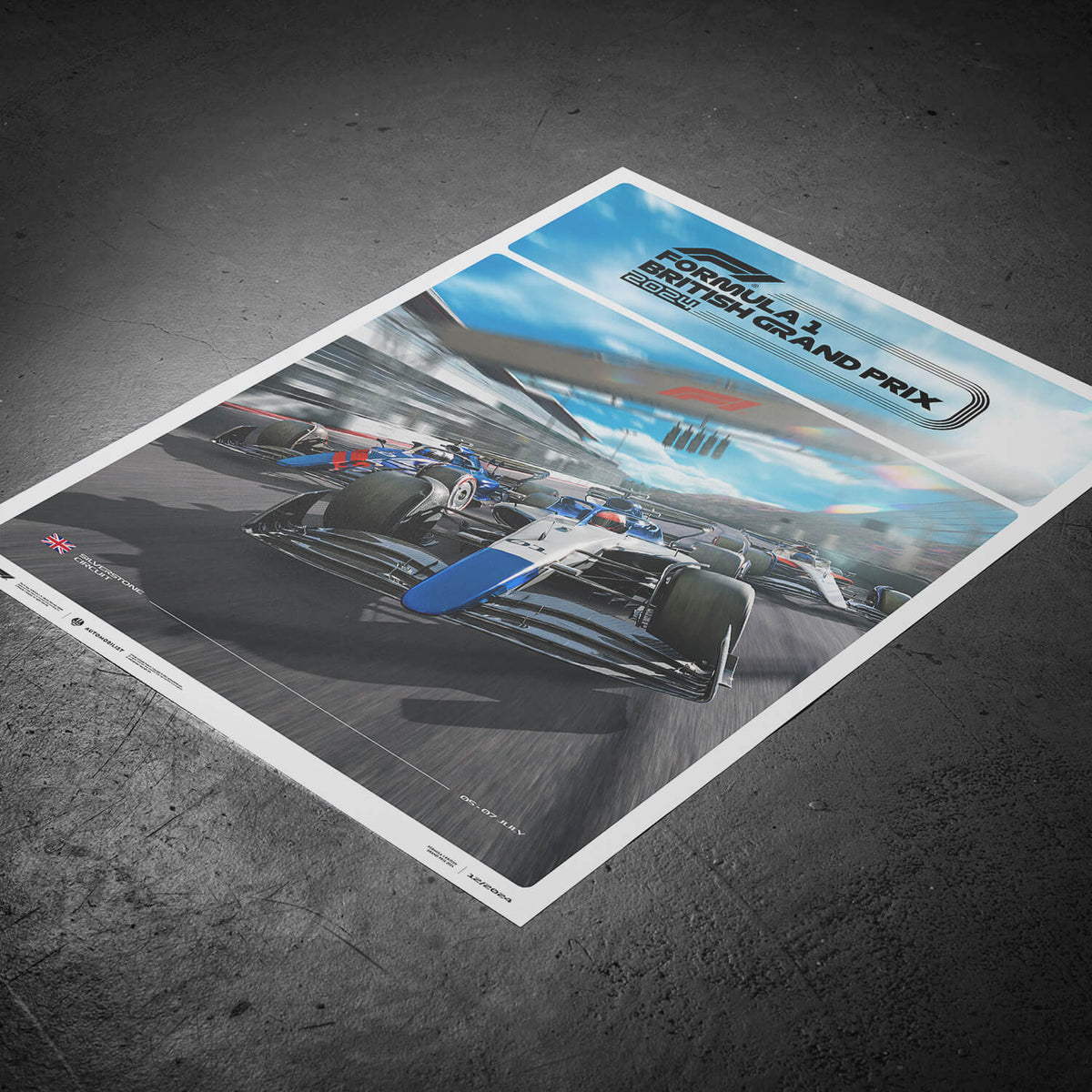 British Grand Prix | 2024 Formula 1 | Grand Prix Poster | Automobilist