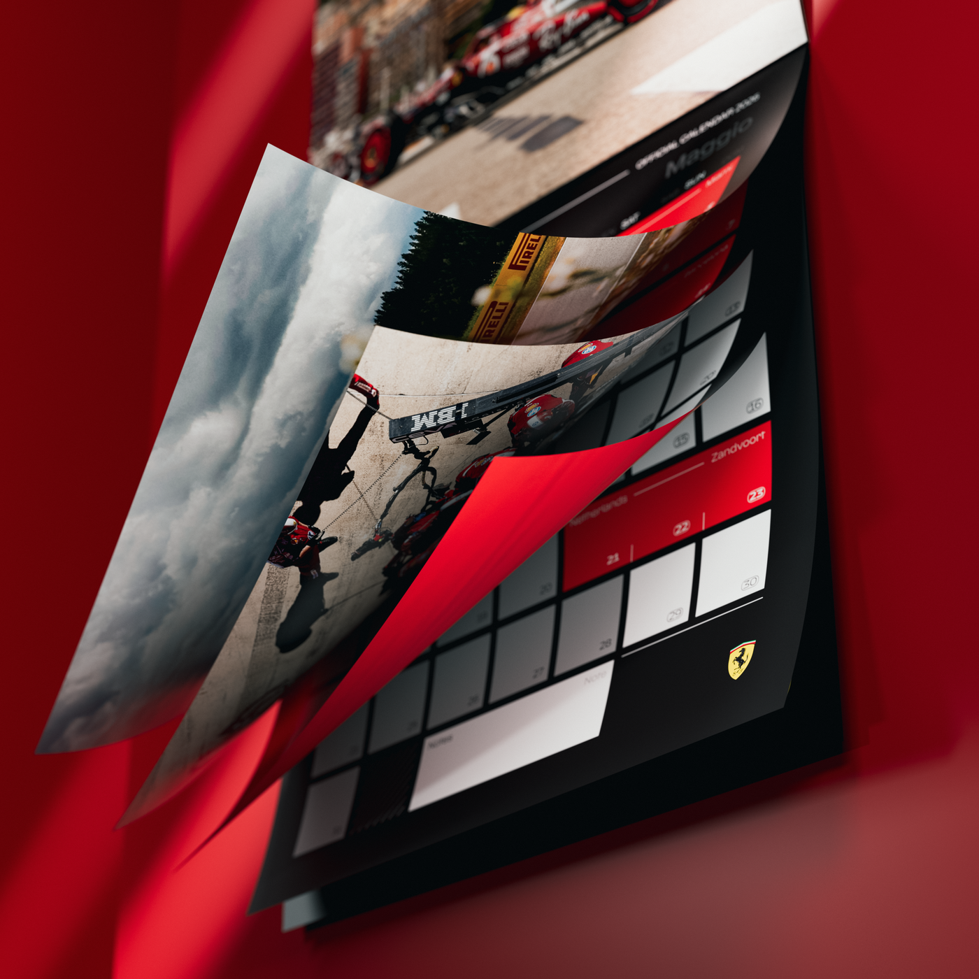 Ferrari | Official 2026 Scuderia Ferrari HP | Wall Calendar | Automobilist