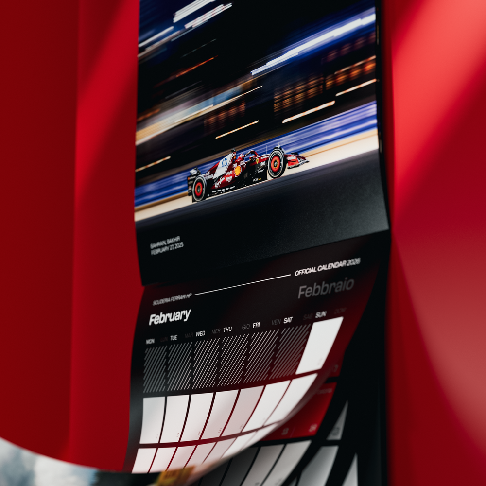 Ferrari | Official 2026 Scuderia Ferrari HP | Wall Calendar | Automobilist