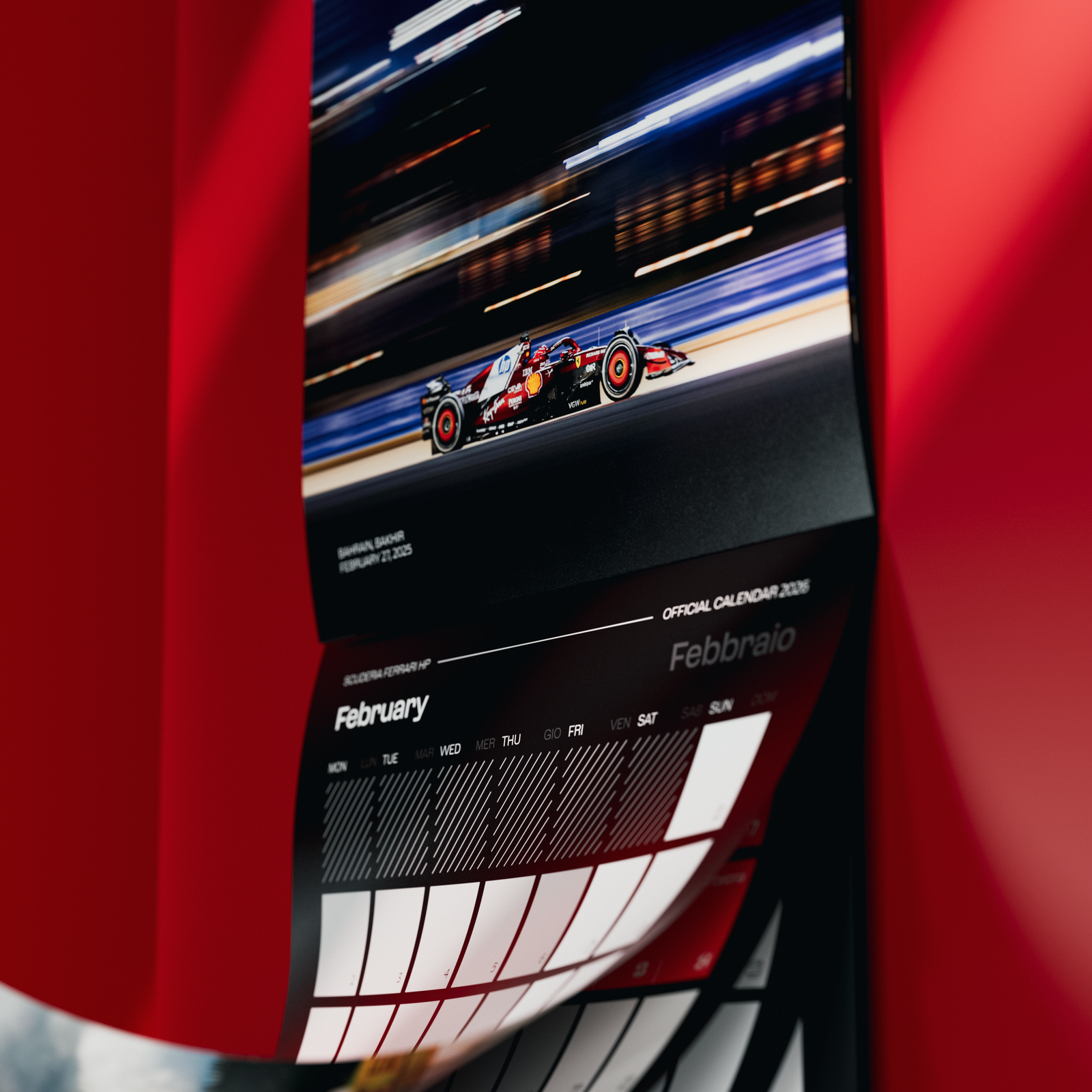 Ferrari | Official 2026 Scuderia Ferrari HP | Wall Calendar | Automobilist