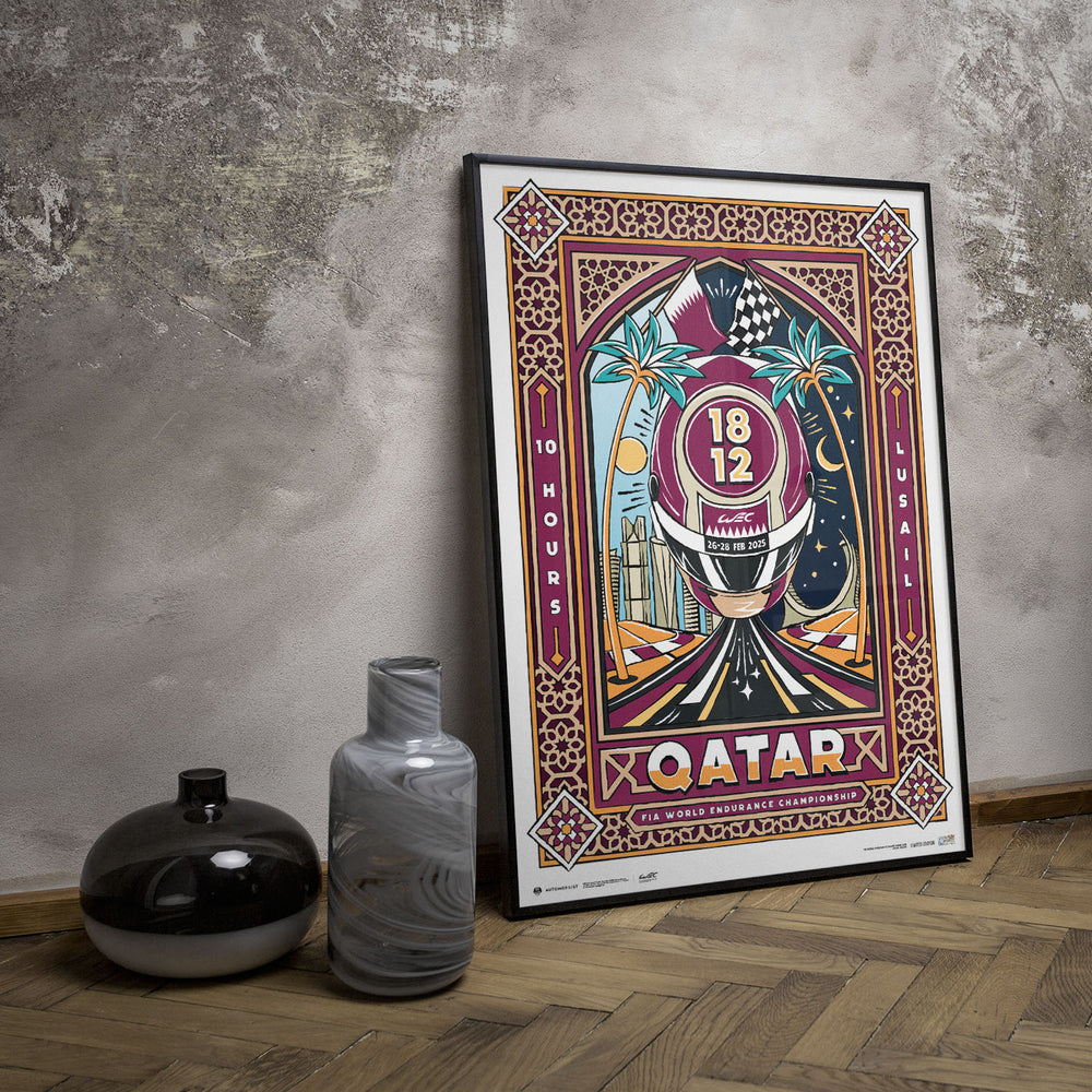 FIA WEC 2025 | Qatar 1812Km | Official Event Poster | Automobilist