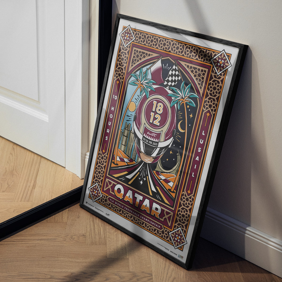 FIA WEC 2025 | Qatar 1812Km | Official Event Poster | Automobilist