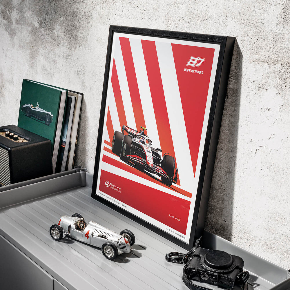 Nico Hulkenberg | 2023 MoneyGram Haas F1 Team | Haas Poster | Automobilist