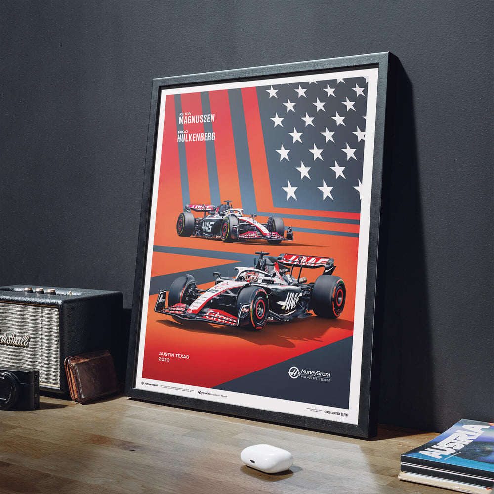 MoneyGram Haas F1 Team | 2023 United States Grand Prix | Haas Poster ...