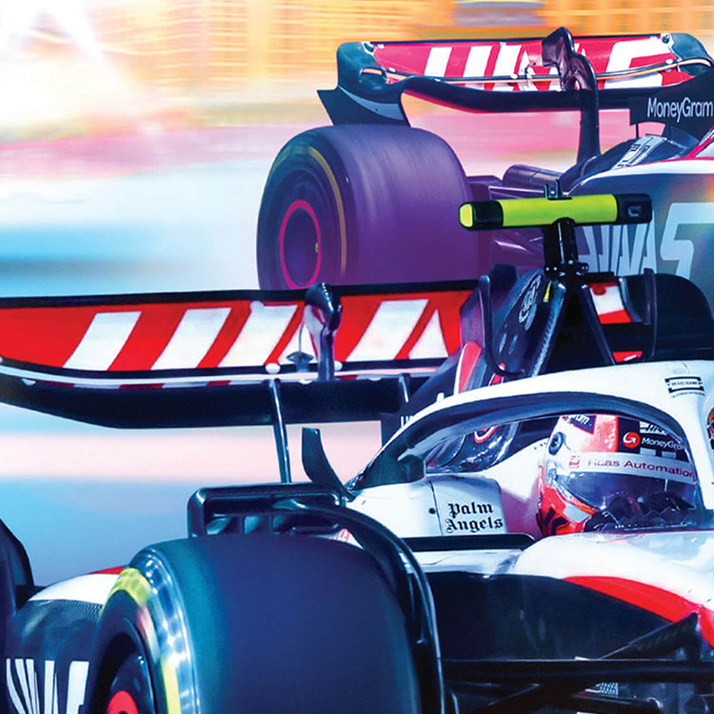 MoneyGram Haas F1 Team | 2023 Las Vegas Grand Prix | Haas Poster ...
