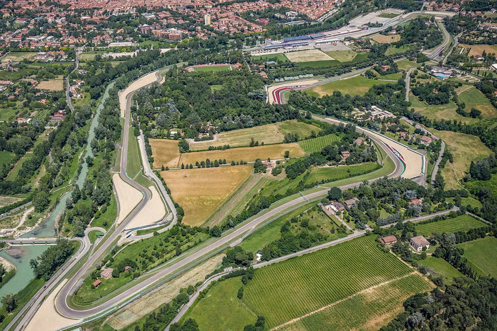 Track Evolution | Imola Circuit Autodromo Internazionale Enzo e Dino Ferrari | Track Poster ...