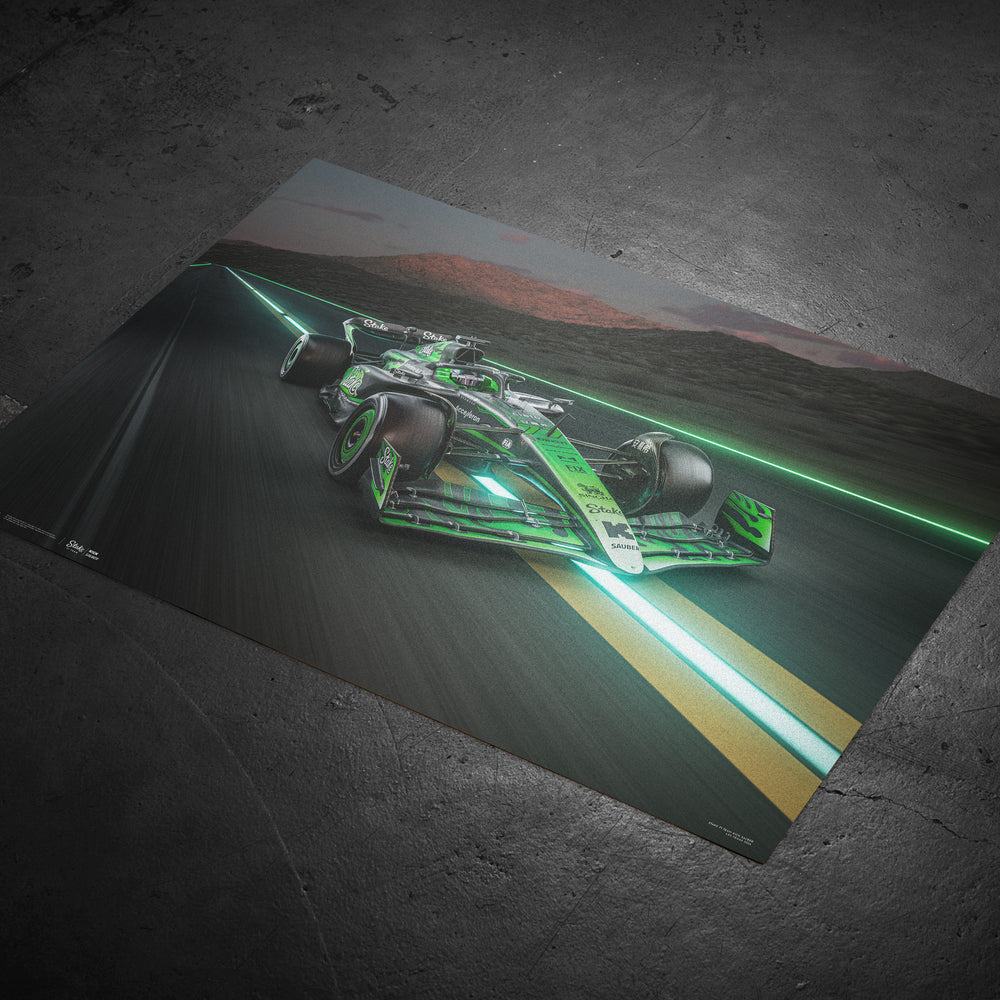 Stake F1 Team Kick Sauber - Las Vegas 2024 | Poster | Automobilist