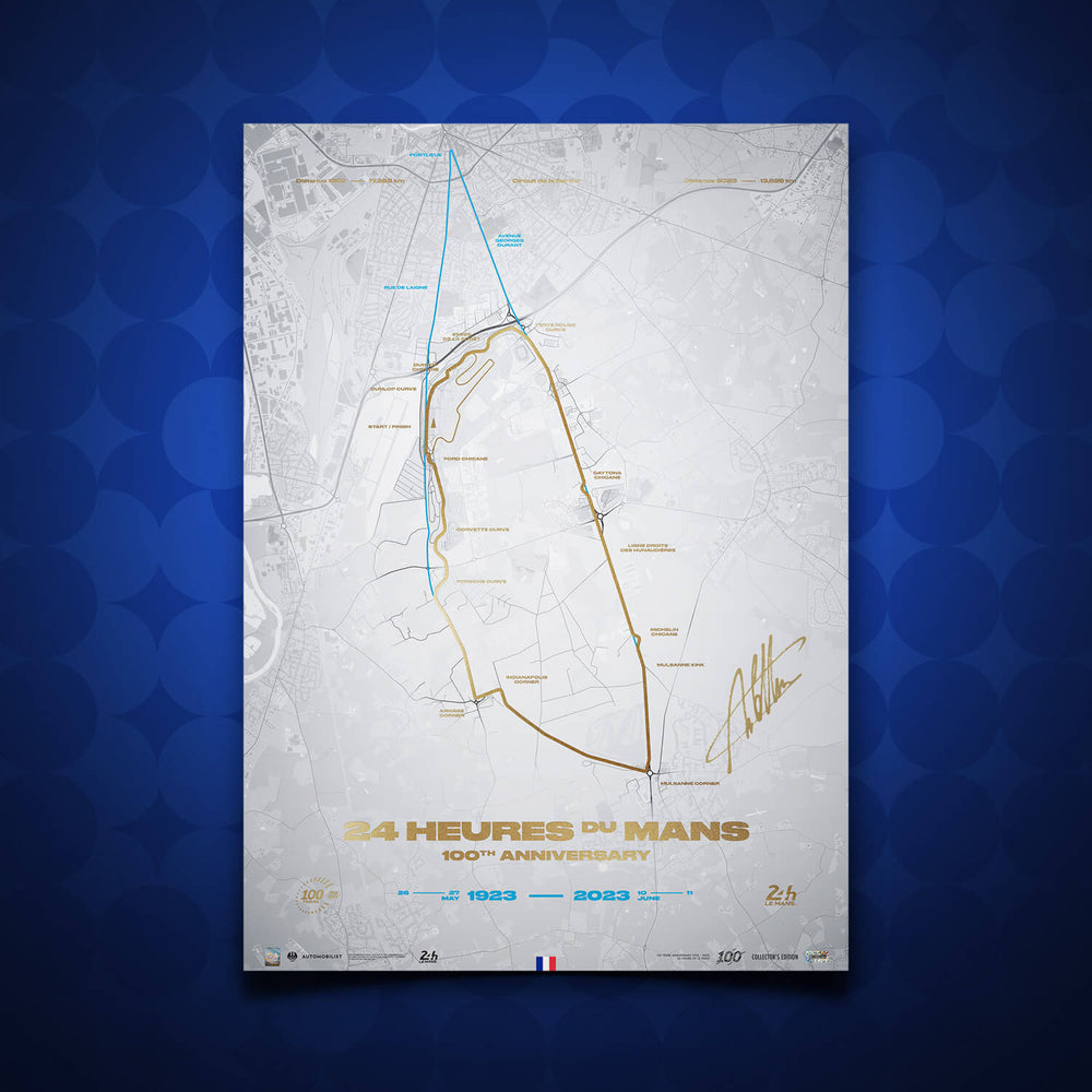 Signed by André Lotterer | 2023 L’Évolution du Circuit | 100th ...