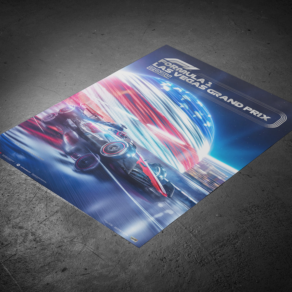 FORMULA 1 LAS VEGAS GRAND PRIX 2024 - Night Race | Collector’s Poster ...