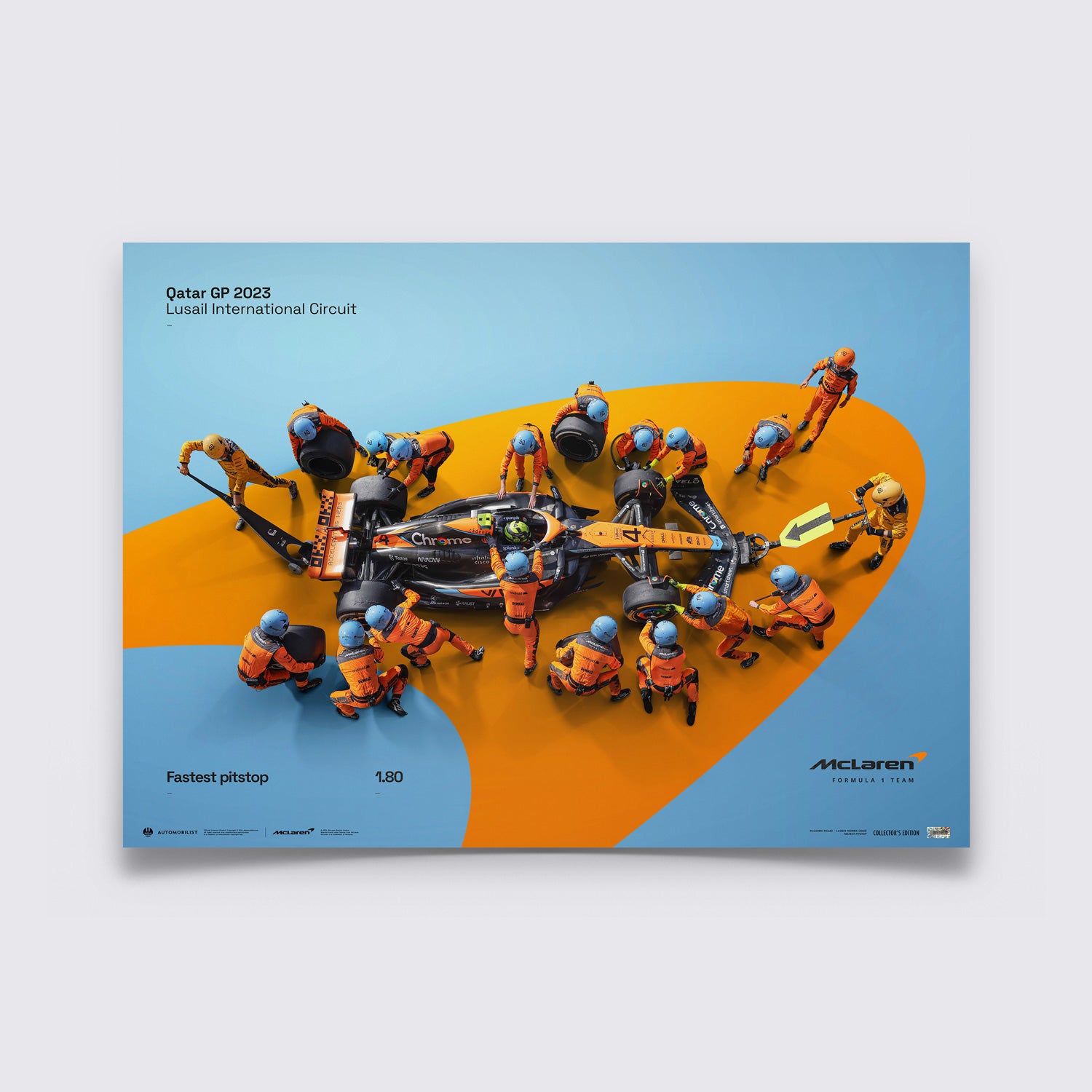 McLaren Formula 1 Team | 2023 World Record Fastest Pit Stop 1.80 ...