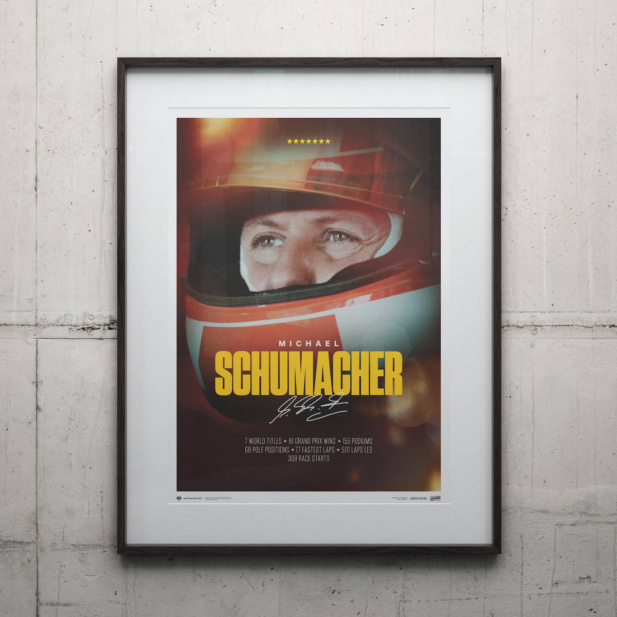 Michael Schumacher - Keep Fighting - 2023 | Unique Numbers