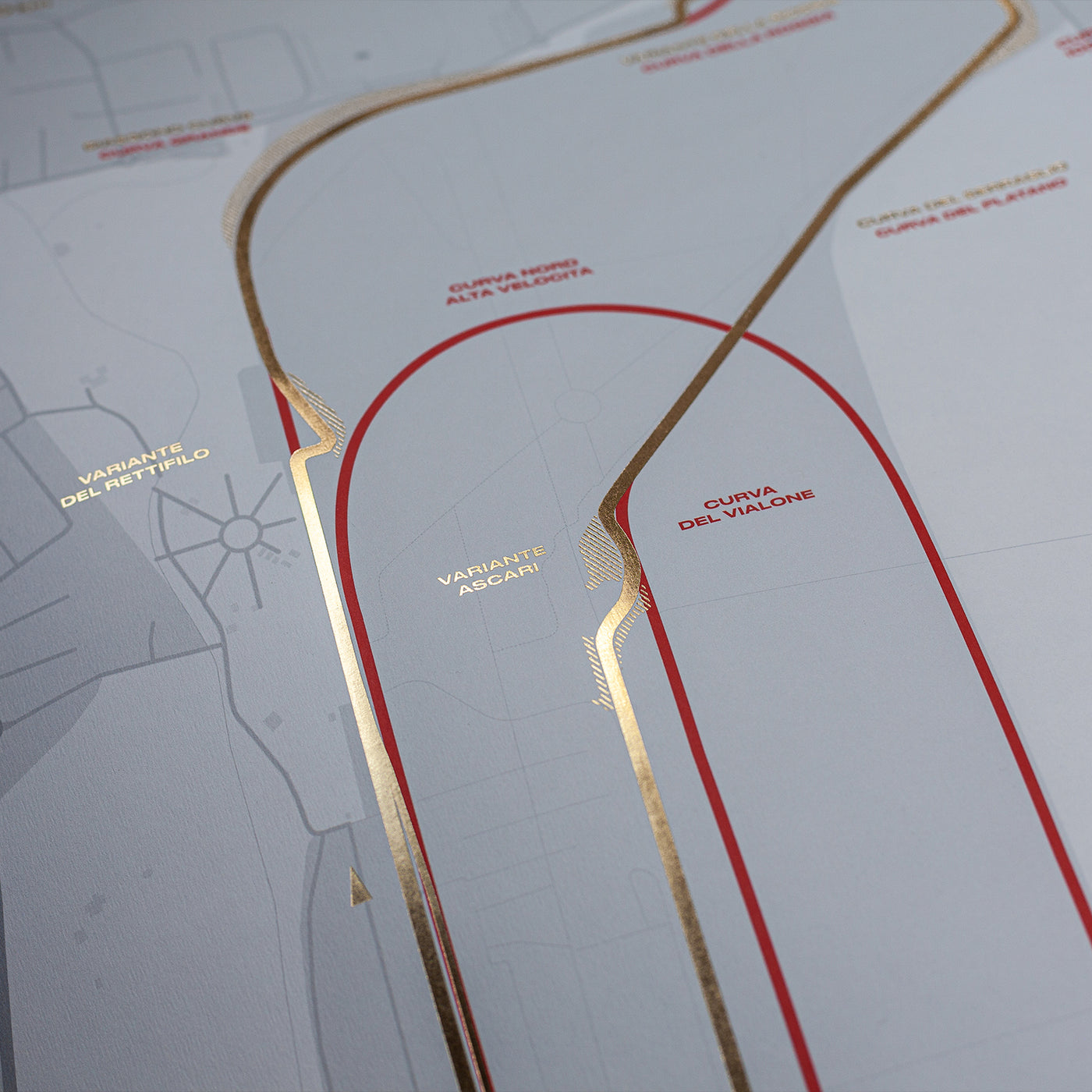 Monza Circuit | Track Evolution The Temple of Speed | Track Poster ...