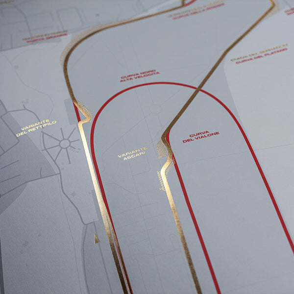 Monza Circuit | Track Evolution The Temple of Speed | Track Poster ...