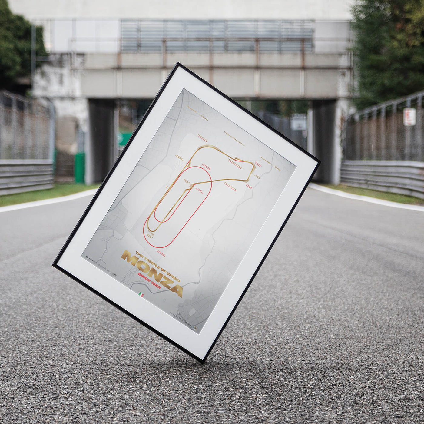 Monza Circuit | Track Evolution The Temple of Speed | Track Poster ...