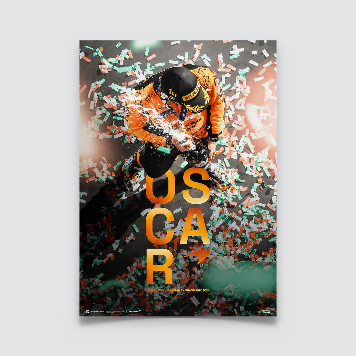 Oscar Piastri | 2024 Maiden Grand Prix Win Hungary | Collector’s ...