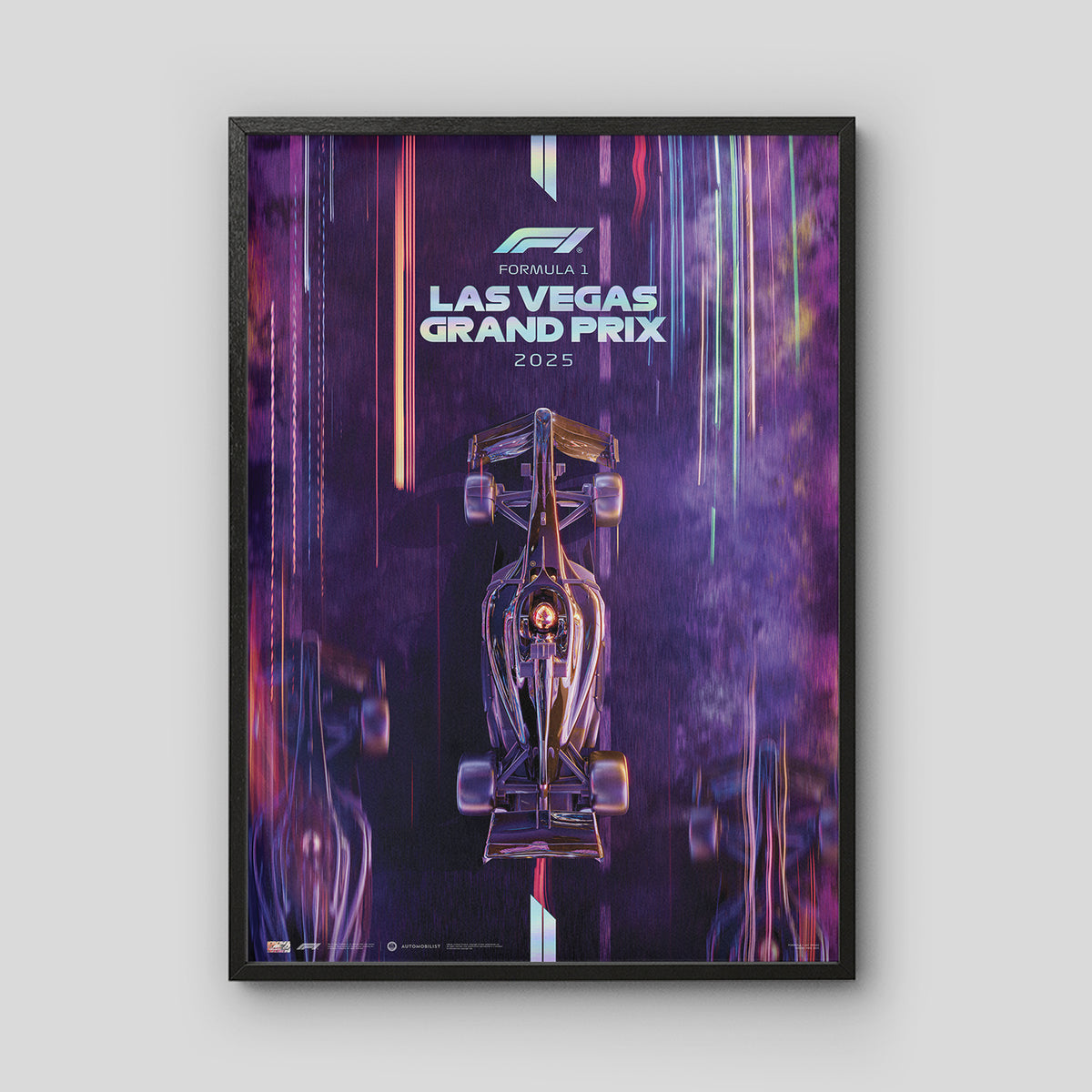 FORMULA 1 LAS VEGAS GRAND PRIX 2025 | Official Event Poster | Automobilist