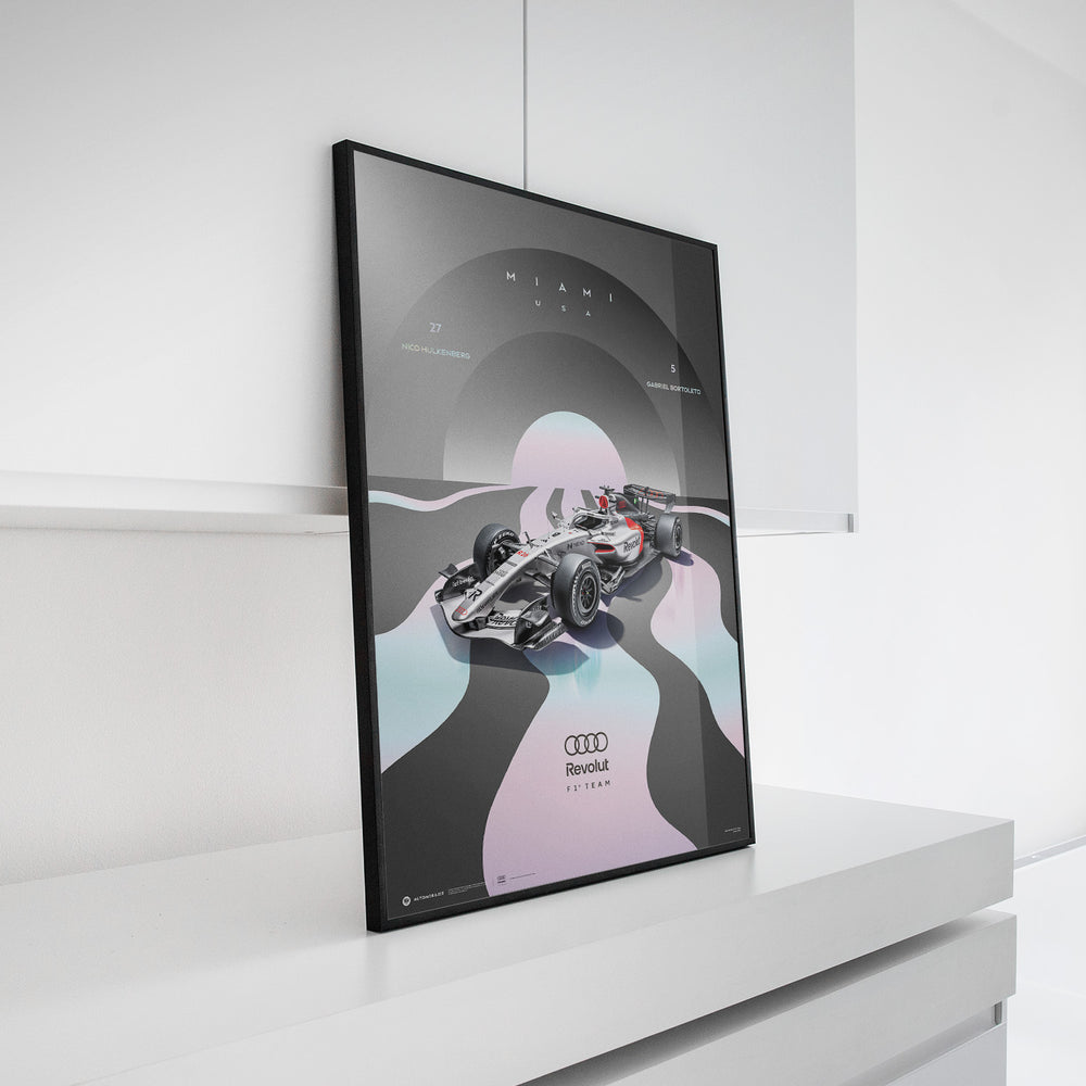 Audi Revolut F1® Team | Miami 2026 | Official Poster | Automobilist