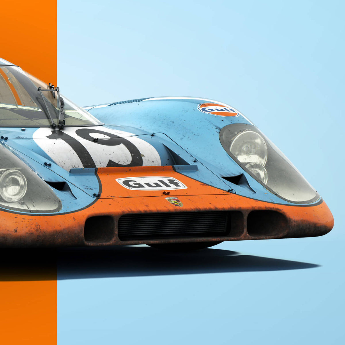 Porsche 917 | Gulf | 24h Heures du Mans Poster | Automobilist