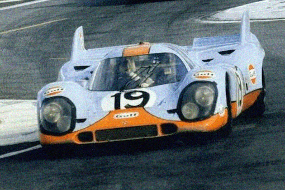 Porsche 917 | Gulf | 24h Heures du Mans Poster | Automobilist