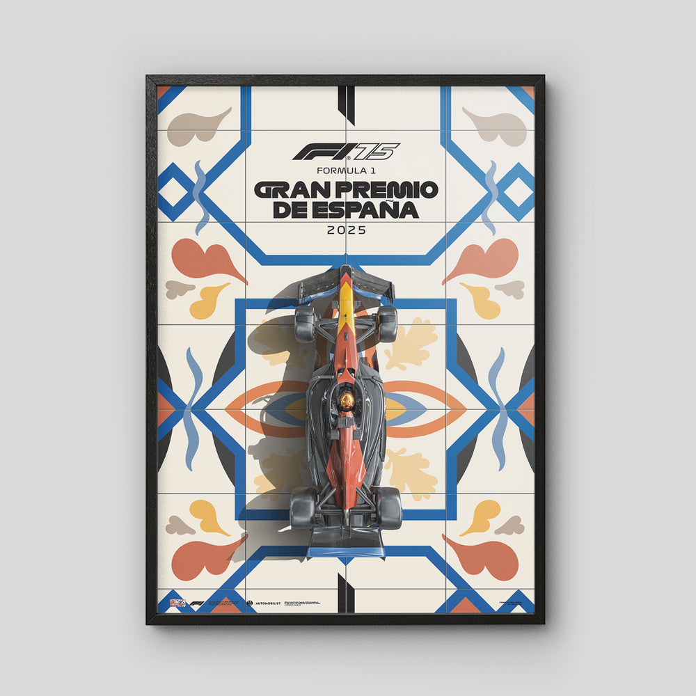 FORMULA 1 GRAN PREMIO DE ESPAÑA 2025 | Official Event Poster | Automobilist