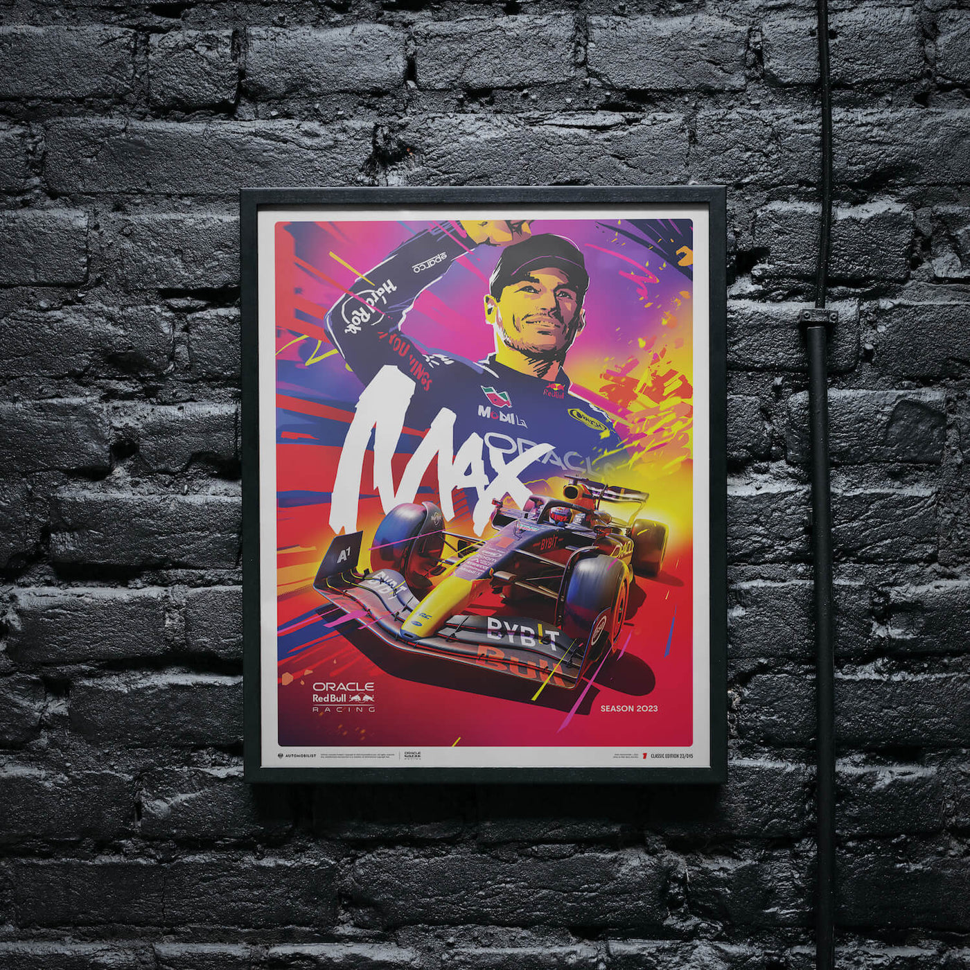 Max Verstappen | 2023 Oracle Red Bull Racing | Red Bull Poster ...